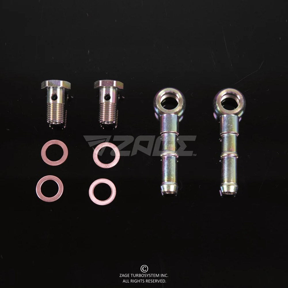 Water Pipe Banjo Kit Straight M14x1.5mm (Order in)